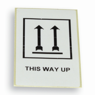 Label 'This way up' 60 mm x 100 mm White